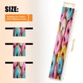 BaHomeck Table Runner 13*72 In,Set Of 1 Vibrant And Colorful Doughnuts ...
