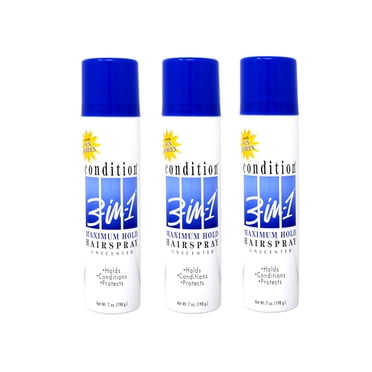 CONDITION 3-In-1 Maximum Hold Hairspray, Unscented 7 oz - Walmart.com
