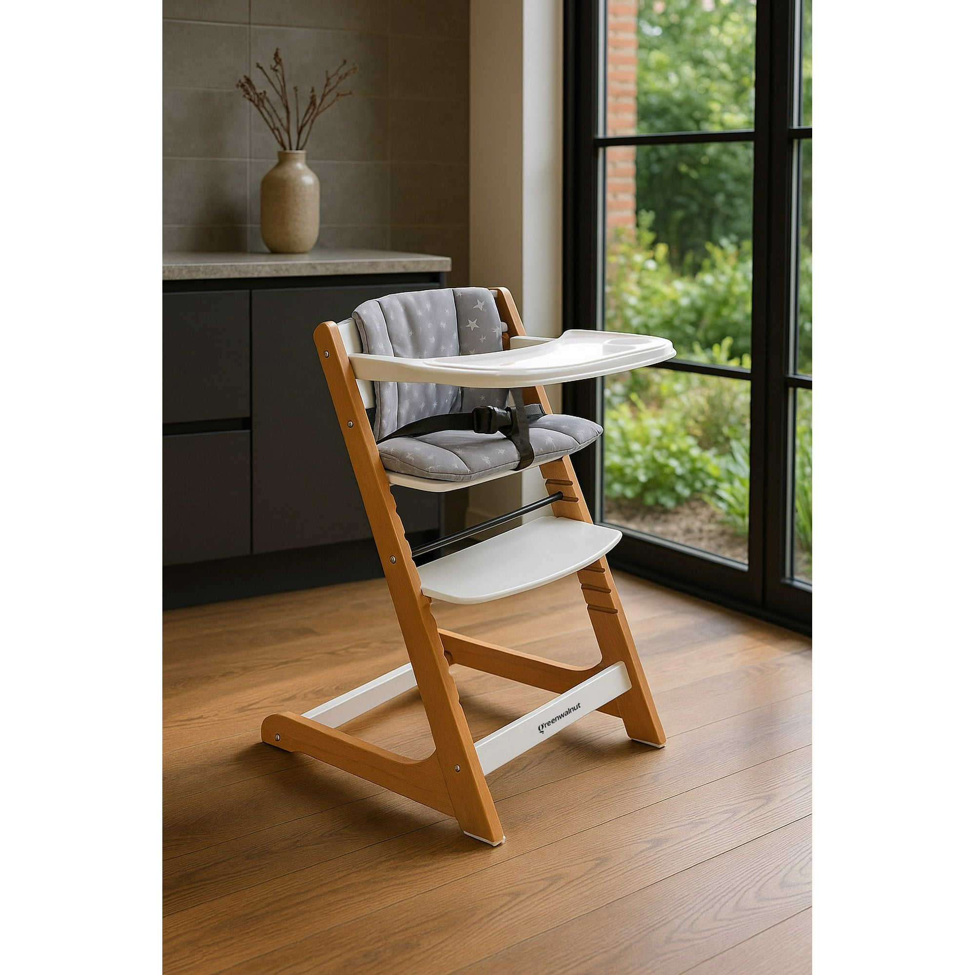 Click here for Greenwalnut Wooden High Chair For Babies And Toddl... prices