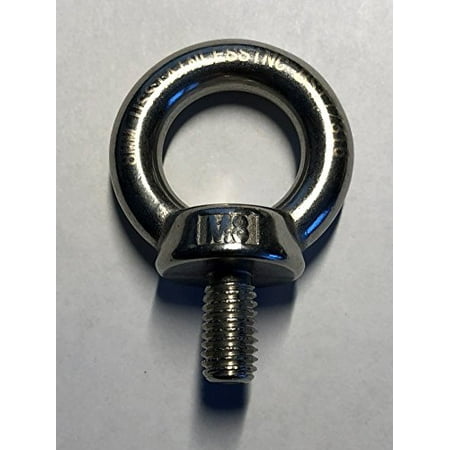 Stainless Steel 316 Lifting Eye Bolt 8mm M8 Marine Grade Heavy Duty ...