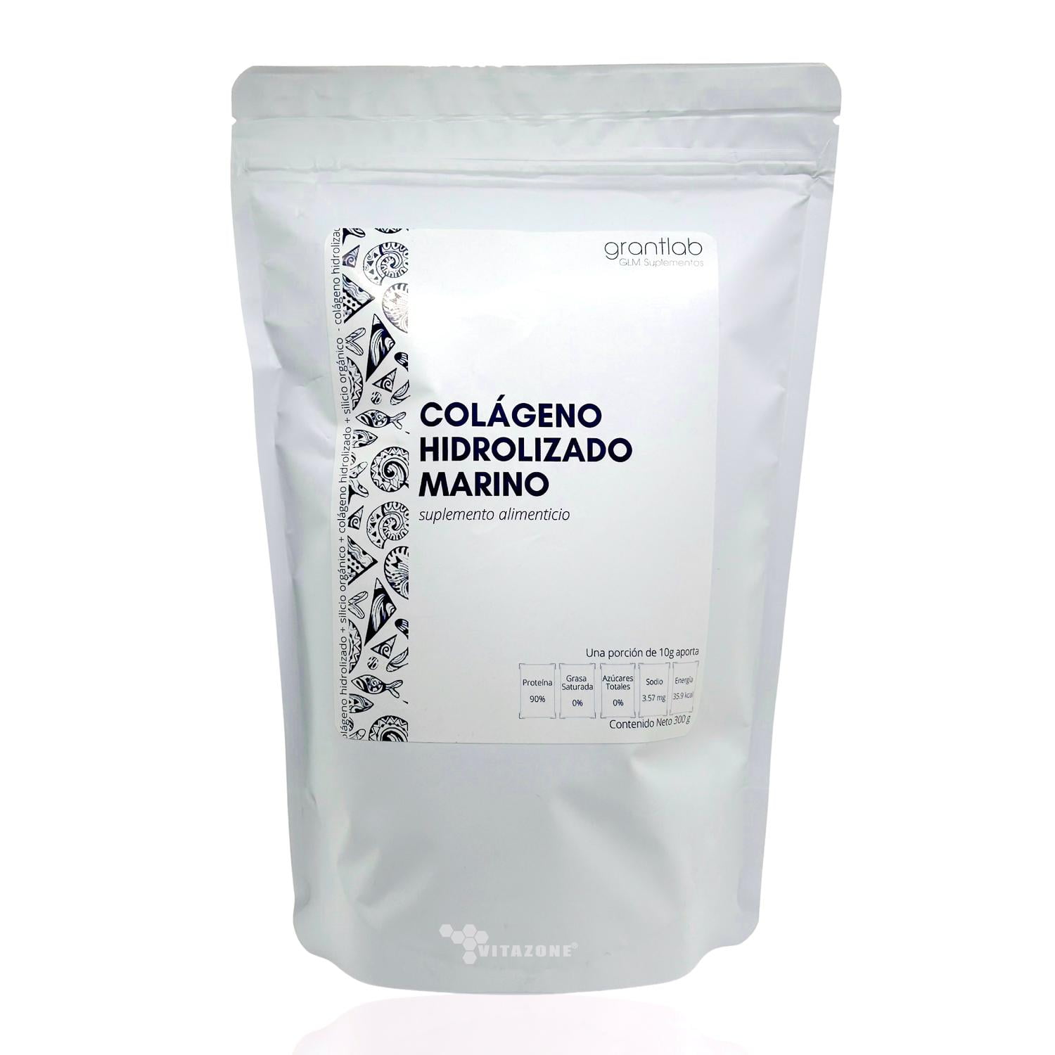 Colágeno Hidrolizado Marino Sin Sabor 300 grs Grantlab GLMCOLAGENOMARINO300g | Walmart en línea