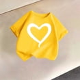 Ashyfjp Kids Casual Tops Solid Color Short Sleeve Crew Neck T-Shirt ...