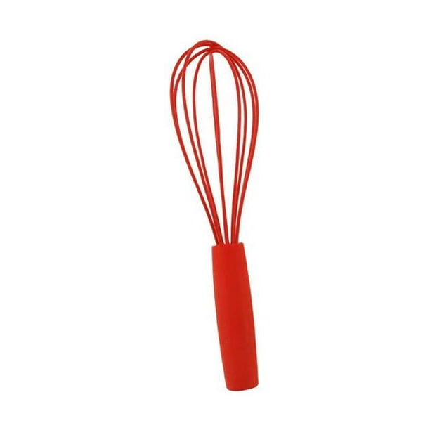 Silicone Whisk; Red - Walmart.com - Walmart.com