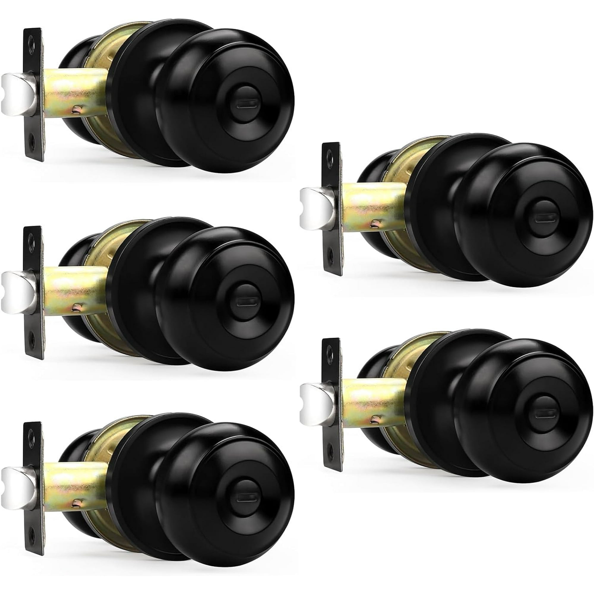 Click here for Salafire Black Door Knobs Interior  Privacy Door K... prices