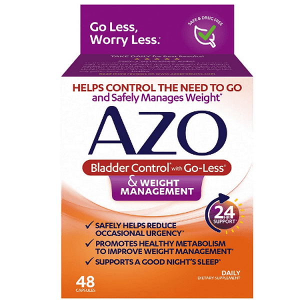 AZO con Go-Less® origen natural 48 cápsulas AZO 48 Cápsulas | Walmart ...