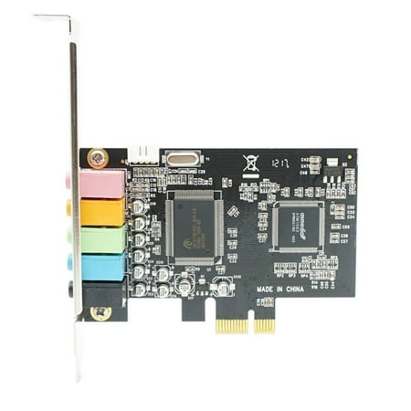 PCI Express PCI-E 5.1 Ch 6 Channel PCIE Audio Digital Sound Card ...