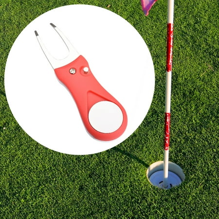 Foldable Golf Pitch Groove Repair Fork Pitchfork Plastic Handle ...
