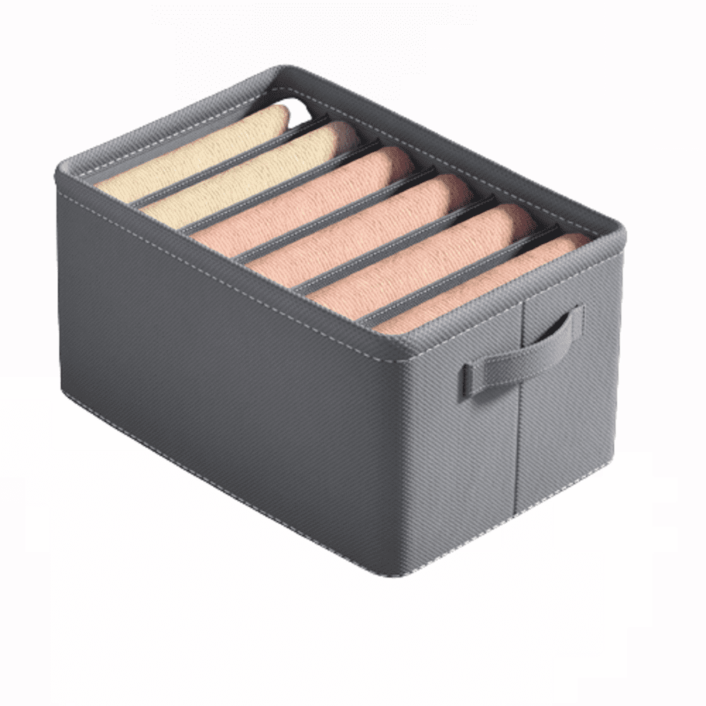 Inevnen Jeans Organizing Box Wardrobe Clothes Organizer 6/7/9 ...