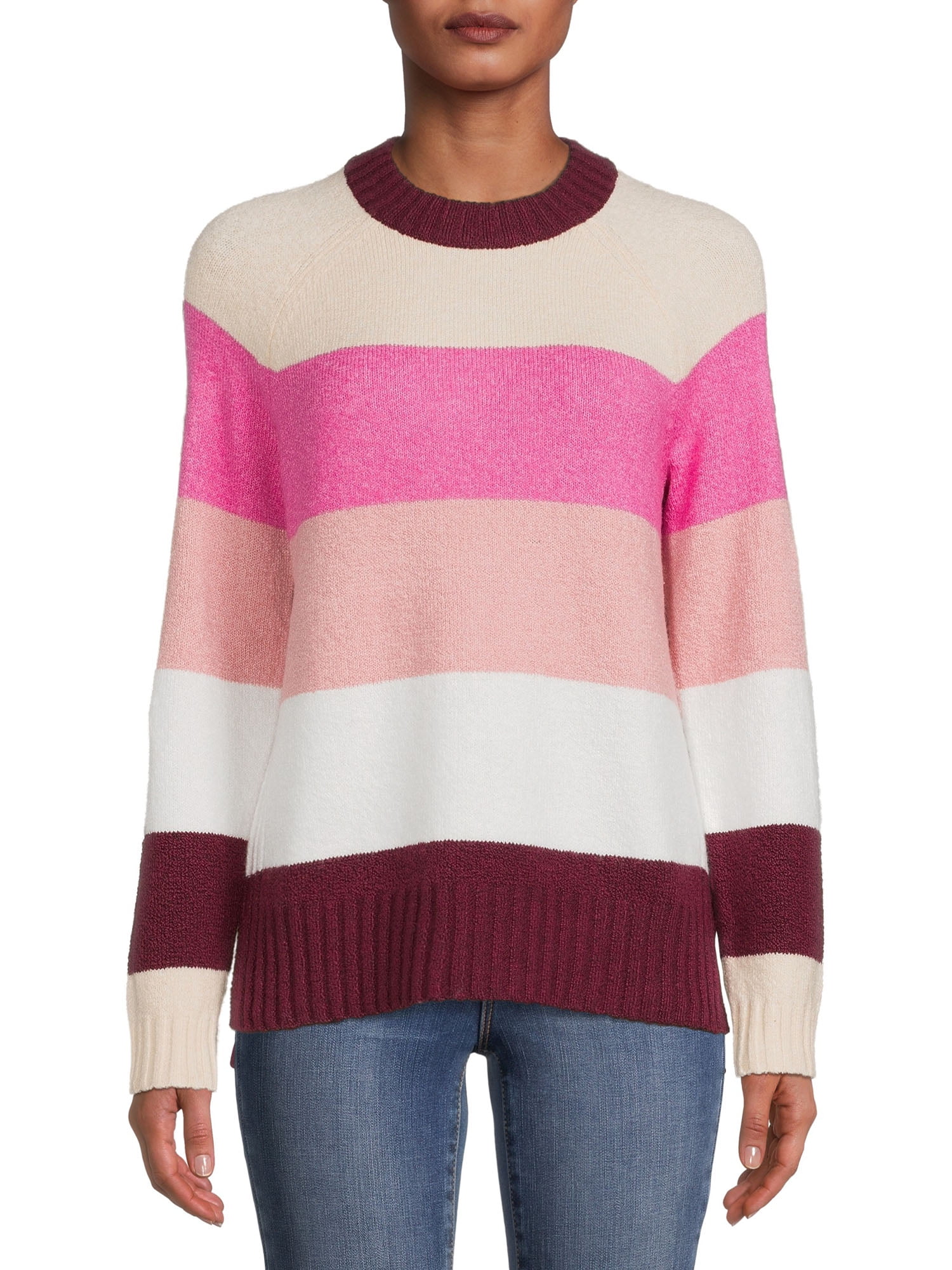 Time and Tru Women's Super-Soft Pullover Sweater - Walmart.com