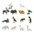 Colaxi 14x Arctic Animals Figurines Set Antarctic Animals Set Arctic ...