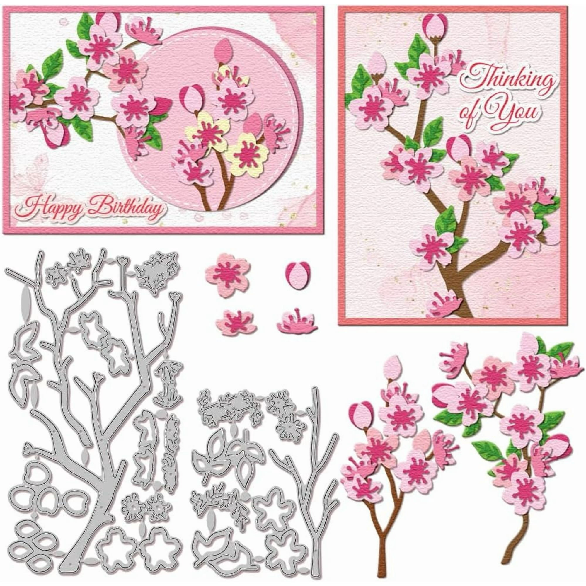 Click here for Nobrand Cherry Blossom Cutting Dies For Card Makin... prices