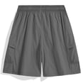 Agkizg Men's Shorts Solid Color Casual Dry Loose Elastic Waistband ...