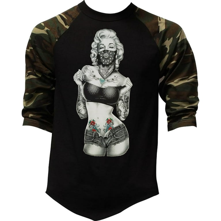 Tatted Up Marilyn Monroe With Bandana