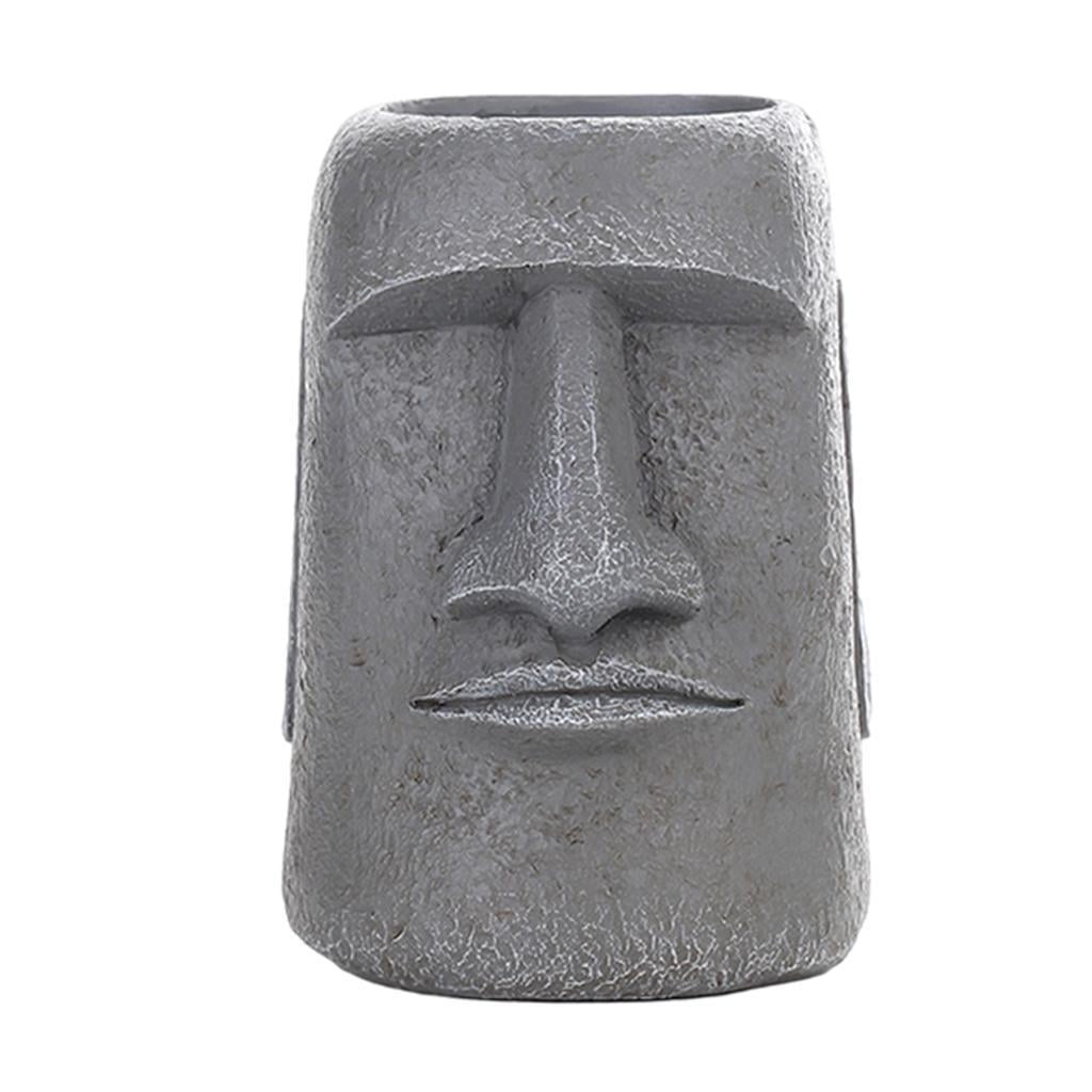 Ancient Easter Island Statue Massive Megalith Retro Style Accents Decor ...
