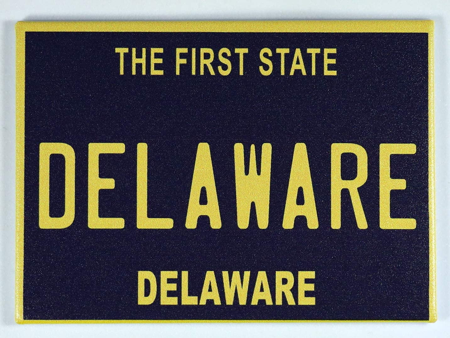 Delaware License Plate Fridge Collector's Souvenir Magnet 2.5" X 3.5 ...