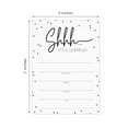 Surprise Party Fill In Invitations / 25 General Invites With White ...