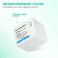 Powerextra 4 Pack 2440mAh 7.2V Rechargeable Li-ion Battery, Arlo Pro ...