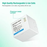 Powerextra 4 Pack 2440mAh 7.2V Rechargeable Li-ion Battery, Arlo Pro ...