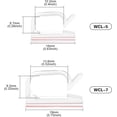 120-Pack Adhesive Cable Clips, 3/4 Inch Clear Wire Cord Holders for ...