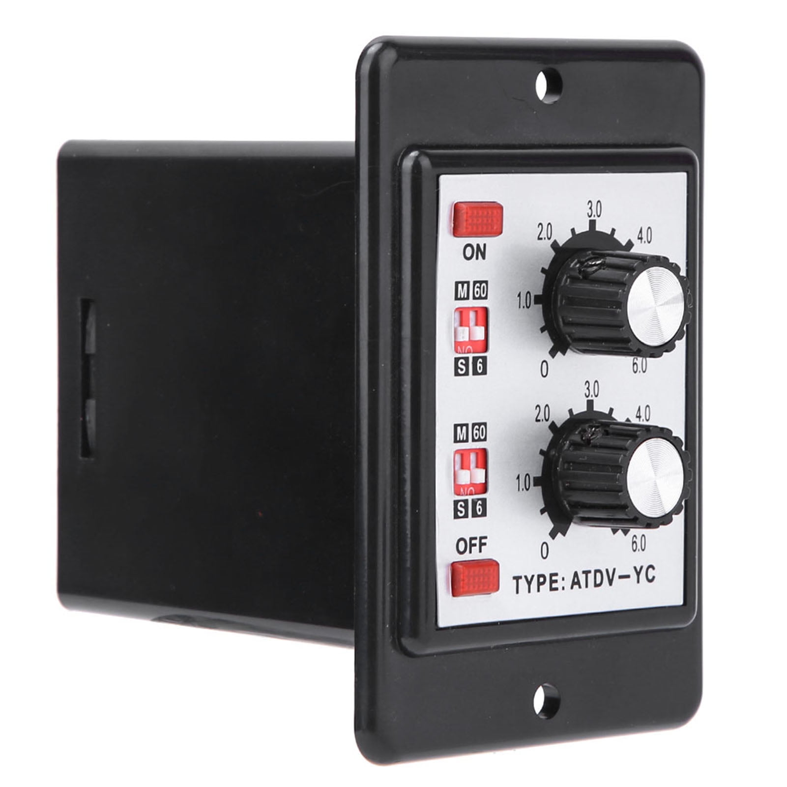 Perilla de control de relé temporizador doble de encendido y apagado ATDV-YC 6S-60M (CC 12 V ...