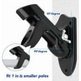 RIVEN- Two-Position Flag Pole Holder Heavy Duty Mounting Bracket With ...