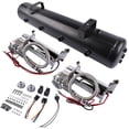 Air Ride Suspension Compressor Kit - 580 Dual Compressors & 5-Gallon ...