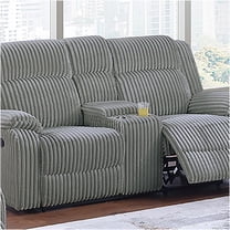 JERFIT Modern Red Faux Leather Reclining Sofa with Wall Hugger Design ...