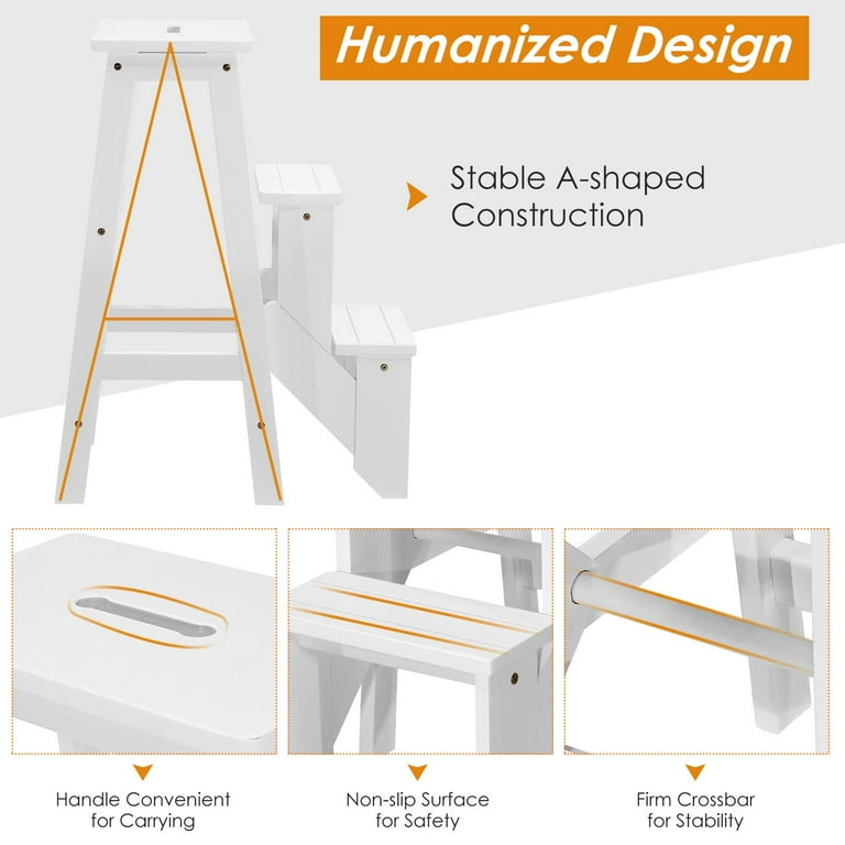Folding Wooden Step Stool Plans