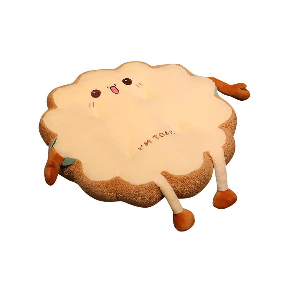 Bonita almohada de simulación de pan tostado, muñeco de peluche, cojín ...