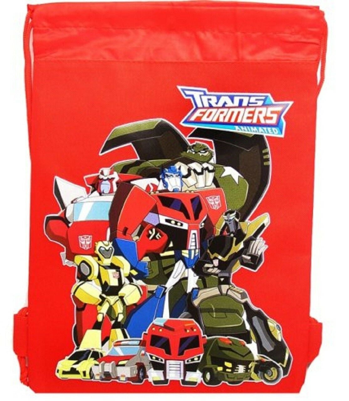 Party Favors - Transformers - Drawstring Bag - Red - 13" X 11 ...
