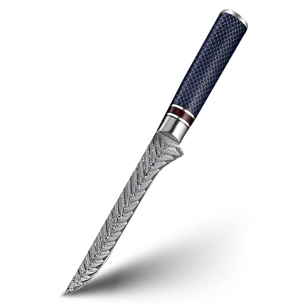 6-inch Boning Knife Forged Damascus Stainless Steel Kitchen Knife with ...