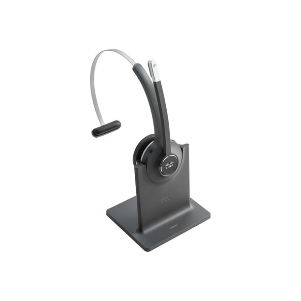 Cisco 561 Wireless Single - Headset - on-ear - convertible - DECT 6.0 ...