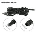 Unique Bargains 4 Pin 20ft 6m Backup Camera Extension Cable Dash Camera ...