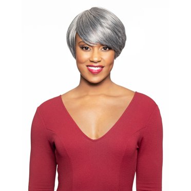 Foxy Silver (Evette) - Heat Resistant Fiber Full Wig in 4 - Walmart.com