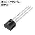2N2222A Plastic-Encapsulate Power Transistor NPN TO-92 50PCS - Walmart.com