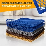 VOYOAO 5 Pcs Mesh Washing Cloth, Dish Wash Net, Innovative Mesh Cloth ...