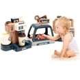 Ealing 3-in-1 Toy Kitchen Playset, Coffee Machine for Toddlers with ...