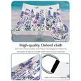 Blue Purple Floral Sun Shade Sail 12' x 16', Spring Lavender ...