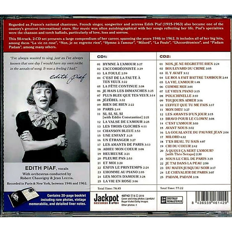Edith Piaf Songs