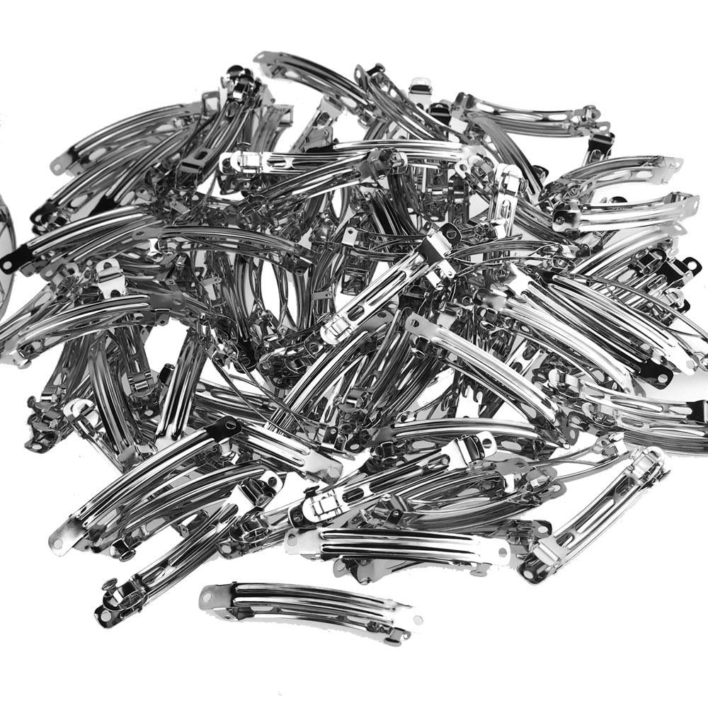 Silver French Clip, 70mm, 100-Piece - Walmart.com - Walmart.com