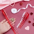 6Rolls 6 Colors Valentine's Day Polyester Printed Grosgrain Ribbon for ...