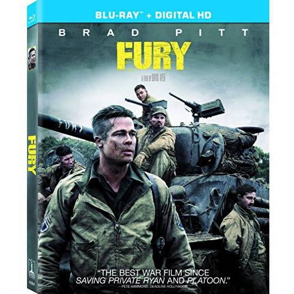 Fury Movie Poster Brad Pitt