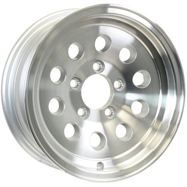 16" x 6" Silver Modular Trailer Wheel 8-6.5" Bolt Circle - Walmart.com