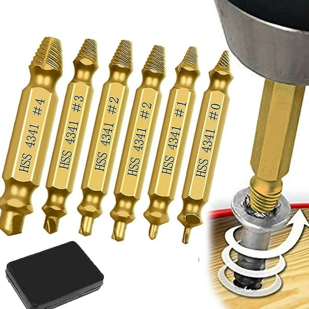 Damaged Screw Extractor, 6 Different Types Of Screw Extractors, Hss ...