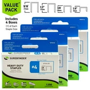 STANLEY TRA704-5C 1/4-Inch Heavy Duty Staples 5,000 ct Box - Walmart.com