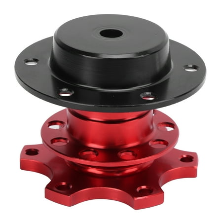 Steering Wheel Hub Adapter, High Hardness Red Quick Release Hub Adapter ...