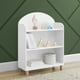 Delta Children Reese 3-Shelf Bookcase, Bianca White/Natural - Walmart.com