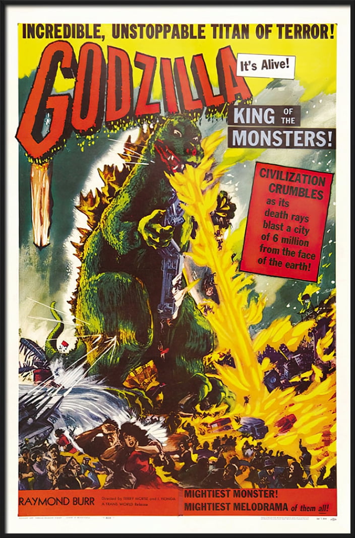Godzilla - Framed Movie Poster (Classic Godzilla - King Of Monsters ...