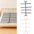 Antislip Bed Sheet Grippers 12 Clips - Extended Child-Safe Design Quick ...