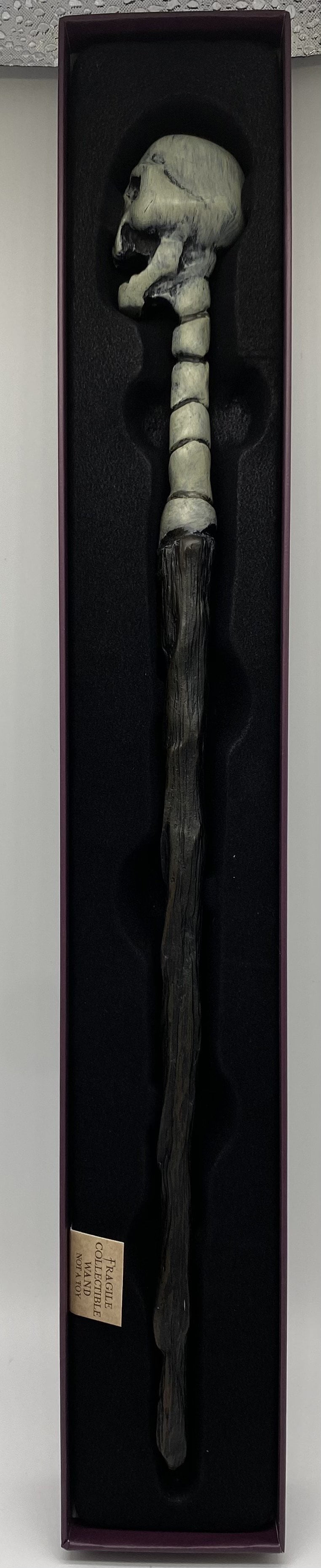 Universal Studios Death Eater Skull Wand From Harry Potter New with Box ...